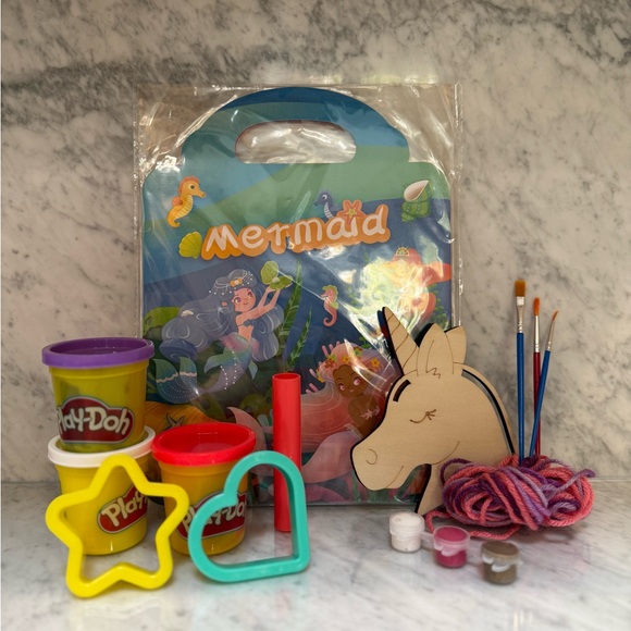 Play-Doh | Toys | Arts Craft Set With Sticker Book Playdoh And Unicorn ...